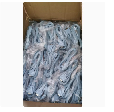 1PC NEW CISCO CONSOLE Cable 1.80m 6Ft RJ45 to DB9 Baby Blue 72-3383-01 ...