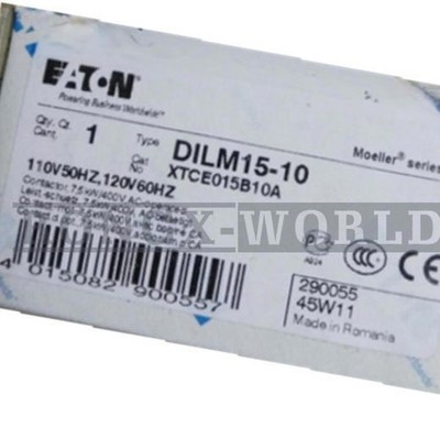 1PC NEW EATON MOELLER DILM15-10 (110V50HZ,120V60HZ) CONTACTOR FAST ...
