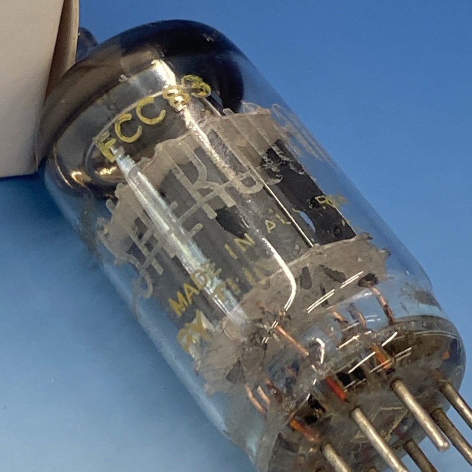 Rare Tungsram ECC83 12AX7, HALO getter, welded Maxi-Preamp II Test ...