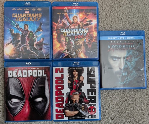 Comic Movie Lot # 15 (Guardians of the Galaxy, Deadpool, Morbius) | eBay