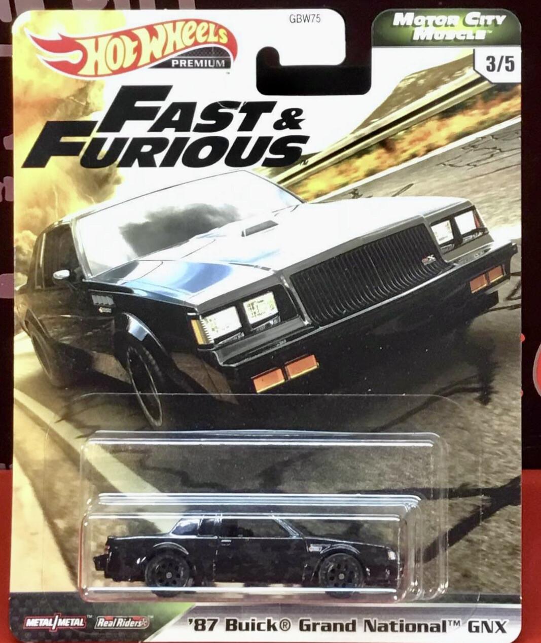 Hot Wheels Fast and Furious Motor City Muscle '87 Buick Grand National ...