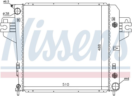 Radiator Nissens North America 61017 | eBay