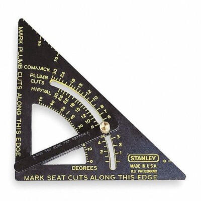 Stanley 46-053 Quick Square Tool, Premium Adjustable Layout Tool (Black ...