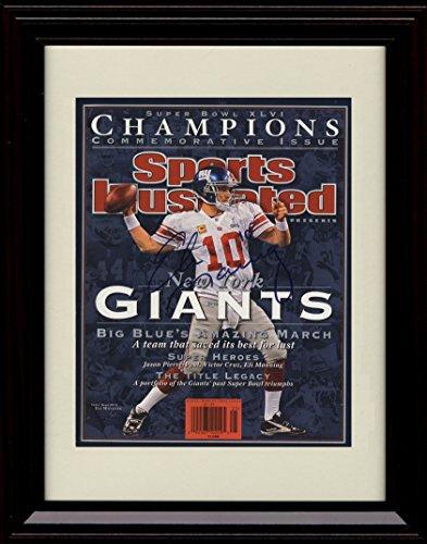 16x20 Framed Eli Manning - New York Giants SI Autograph Promo Print ...