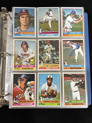 1976 TOPPS BASEBALL COMPLETE SET 660 NM-MT / Mint Beautiful Nolan Ryan ...