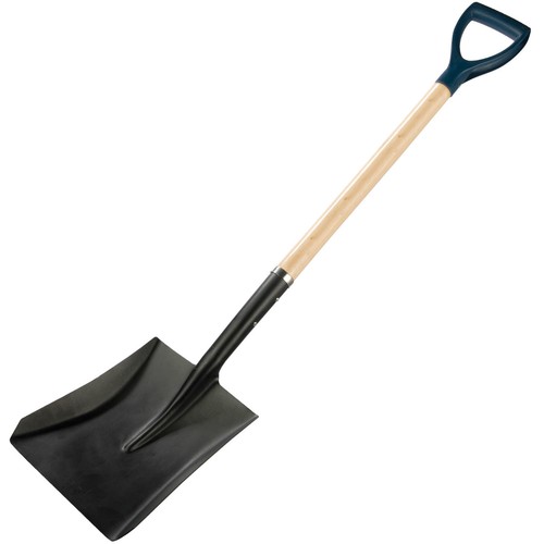 Silverline GT30 Garden Spade Snow Shovel Builders Spade Rocksalt Hand ...