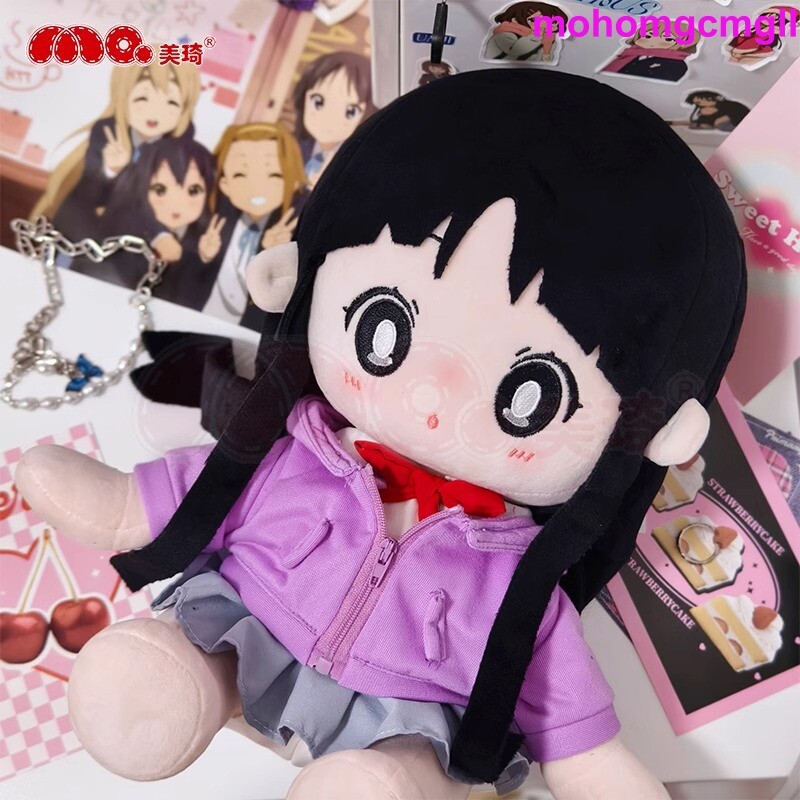 K-ON! Akiyama Mio Plush Doll Cute Anime Cosplay Toy Cute Girl Pillow ...