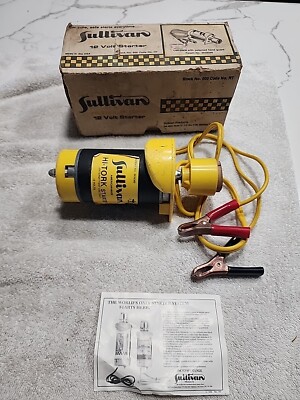 Sullivan Hi-Tork Hi-RPM 12V Starter No. 600 RC Model Plane Boat | eBay