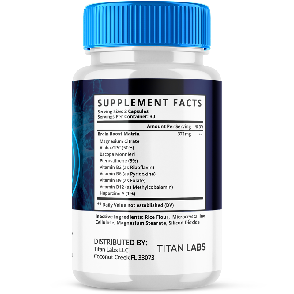 Pro Nerve 6 Nootropic, ProNerve 6 Brain Booster for Memory & Focus (60 ...