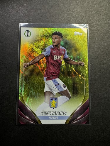 2023-24 Topps UEFA Jade Edition /50 Ollie Watkins #107 Gold Foil | eBay