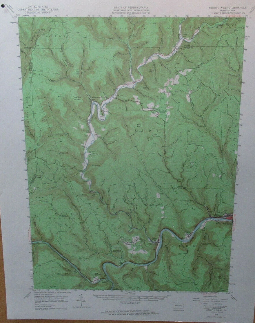 Contour Map Of Pennsylvania