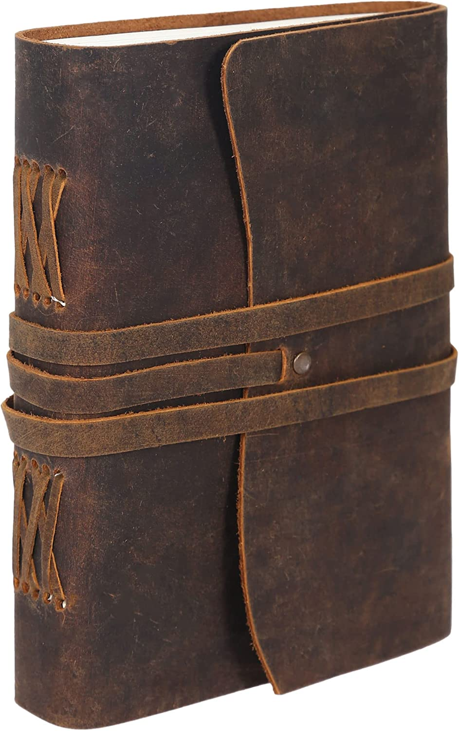 Handmade Leather Journal/Writing Notebook Diary/Bound Daily Notepad for ...