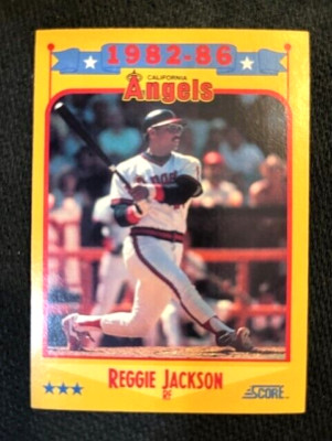 MLB - Salute to Reggie Jackson 1988 Score Baseball - 1982 to 1986 ...
