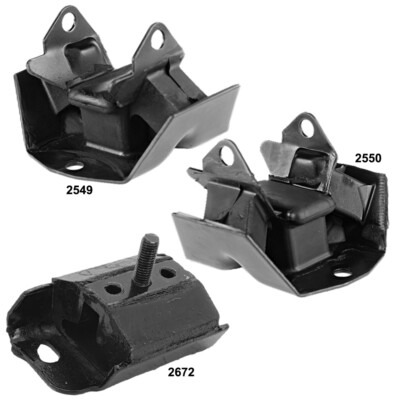 Engine Motor Mounts & Transmission Mount 3PCS for Chevrolet S10 93-88 ...