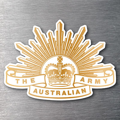 Australian Army rising sun sticker quality water & fade proof vinyl | eBay