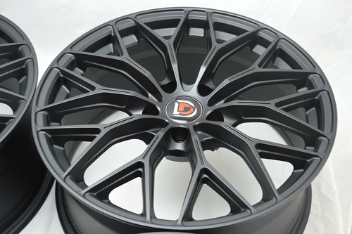 Set of 4 New 18x8 DDR 310M Matt Black Finish 18" Rims Wheels 5x114.3 ...