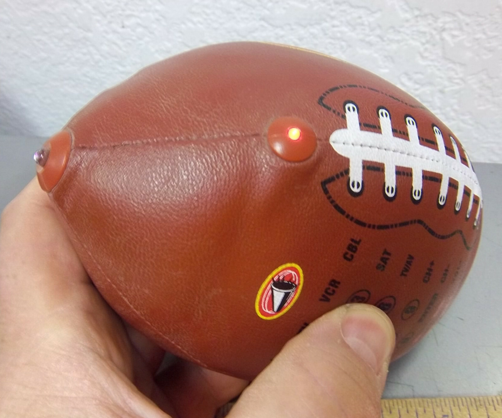 ABC Monday Night Football throwable TV remote control, still works, but ...
