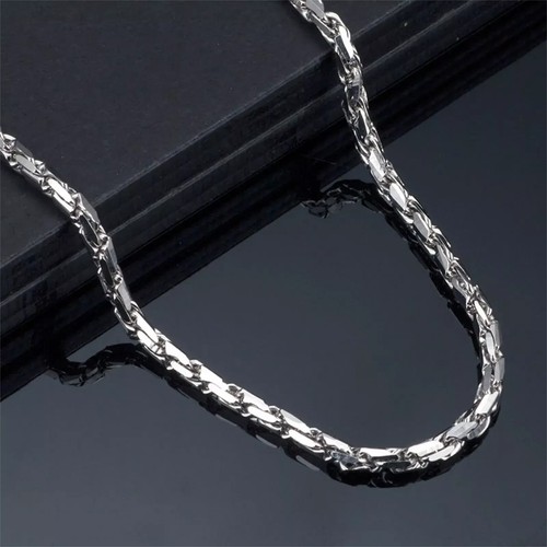 Pure Platinum 950 Chain Men Women 2mm Solid Twist Rope Necklace 16.5g ...