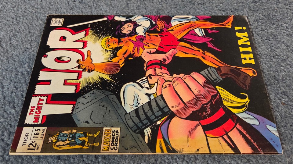 The Mighty Thor #165 Marvel Comics 1969 1st Full App. Adam Warlock (Him ...