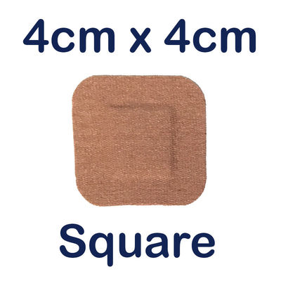 STEROPLAST STEROFLEX STRETCH FABRIC FIRST AID WOUND PLASTERS SQUARE 4CM ...