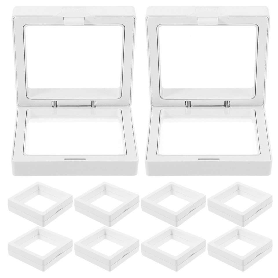 10pcs Jewelry Display Racks Earrings Display Stand Transparent Jewelry ...