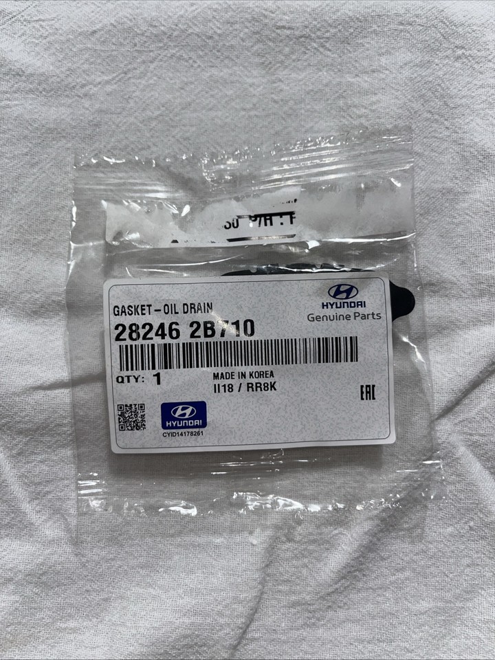 Genuine Hyundai Oil Outlet Tube Gasket 28246-2B710 | eBay