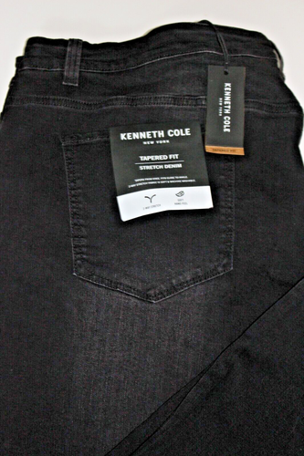 KENNETH COLE STRETCH TAPERED FIT WASH OUT BLACK JEANS SZ: 46 X 32 NWT ...