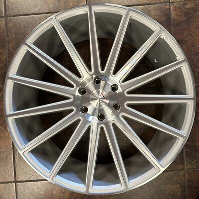 24" Silver Machine Wheels Giovanna Verdi Mercedes G55 GWagon Tires G500 ...