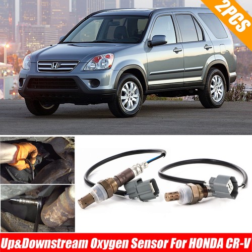 For Honda CR-V CRV 2.4L 2002-2004 2pcs Upstream + Downstream Oxygen O2 ...