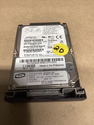 20gb Hard Disc Drive For Laptop Hitachi DK23DA-20F #706G106 | eBay