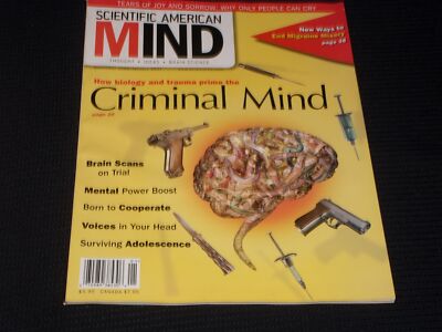 2006 DECEMBER SCIENTIFIC AMERICAN MIND MAGAZINE - CRIMINAL MIND COVER ...