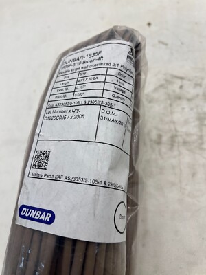 (Qty 1) Dunbar - Flexible Single Wall Crosslinked 2:1, 1635F 3/16 ...