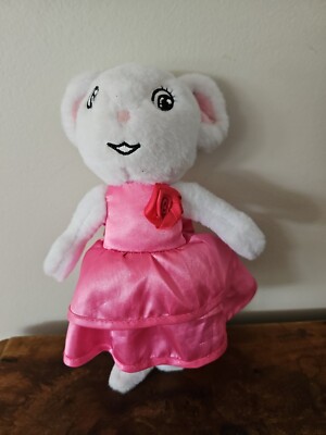 White Mouse Plush CLARIS 20cm Approx Pink Dress Soft Stuffed Toy Animal ...