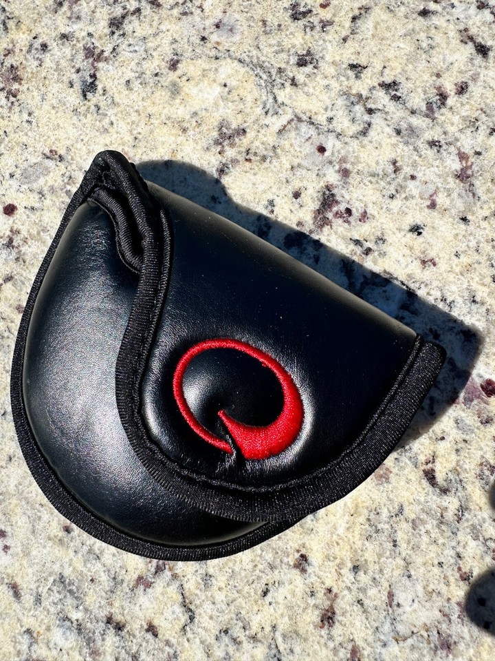 Ray Cook Silver Ray Mallet Putter Headcover - Black & Red - Hook & Loop ...