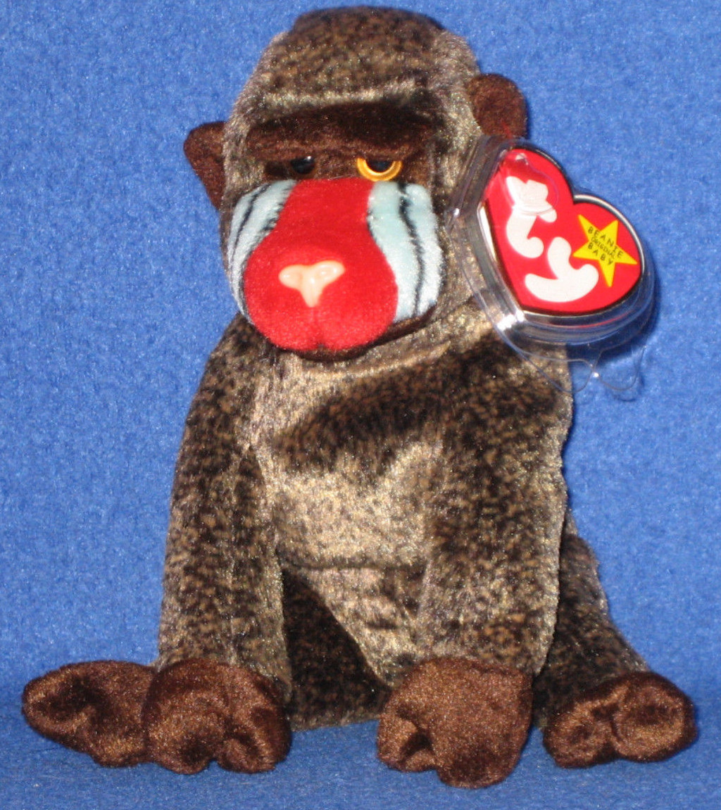 TY CHEEKS the BABOON BEANIE BABY - MINT with MINT TAG | eBay
