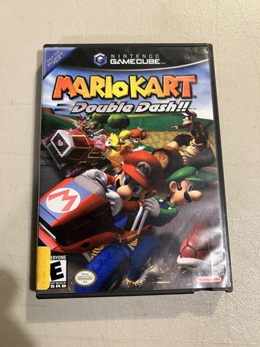 Mario Kart Double Dash Nintendo GameCube Game Disc Case Cart Cube ...