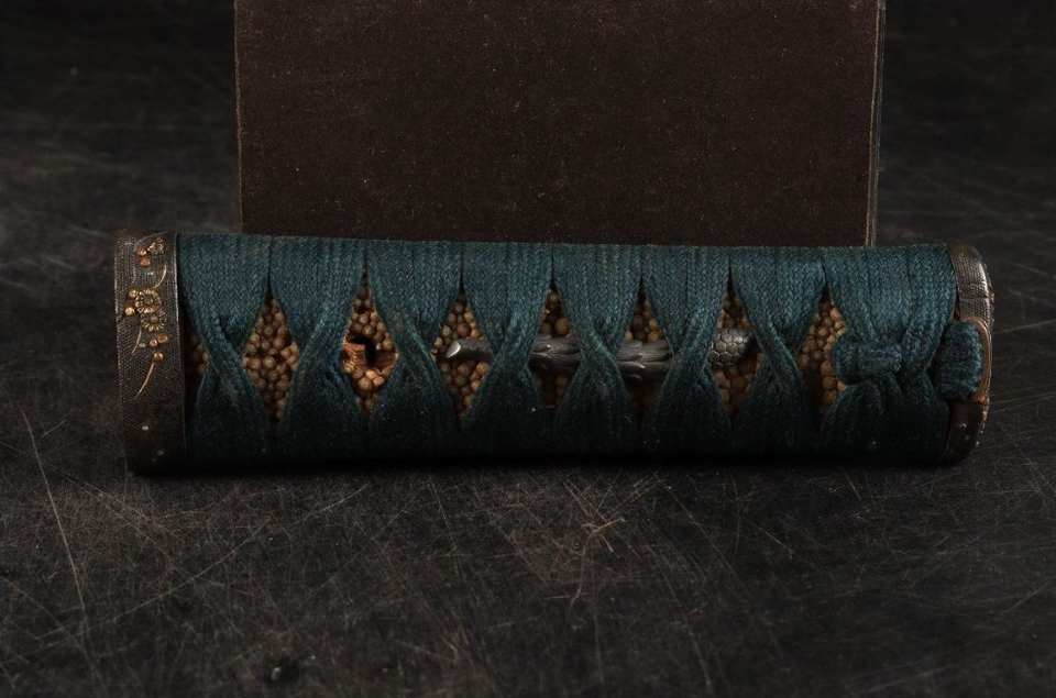 TSUKA Handle Hilt Menuki Fuchi Kashira Japanese Katana Sword Fitting ...