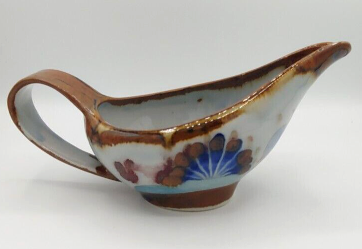 Ken Edwards Tonala Mexico Gravy Sauce Boat Mexican Folk Art Bird Signed ...