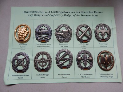 German Army Badges CT | eBay UK