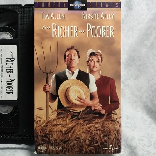 For Richer or Poorer (VHS, 1998) Tim Allen Kirstie Alley SWB Combined ...