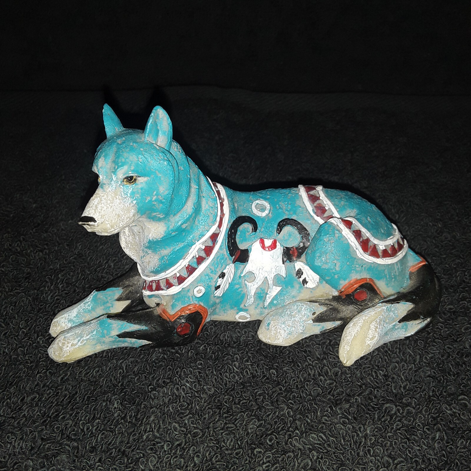 Westland wolf- 2007 The Call of The Wolf Tribal Art Laying Wolf ...