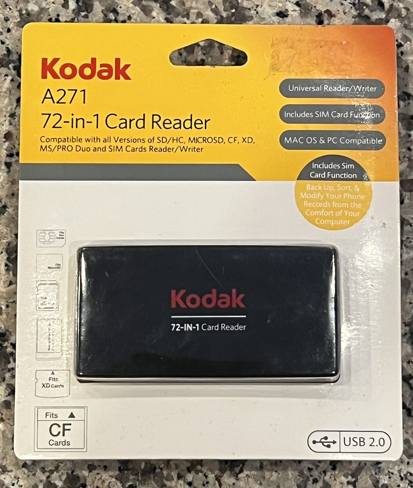 KODAK A271 72-in-1 CARD READER UNIVERSAL READER / WRITER BRAND NEW ...
