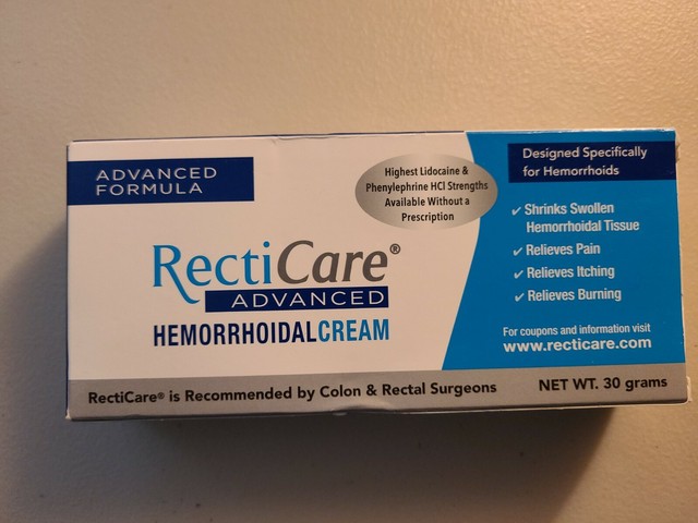 Recticare Advanced Hemorrhoidal Cream - 30g for sale online | eBay