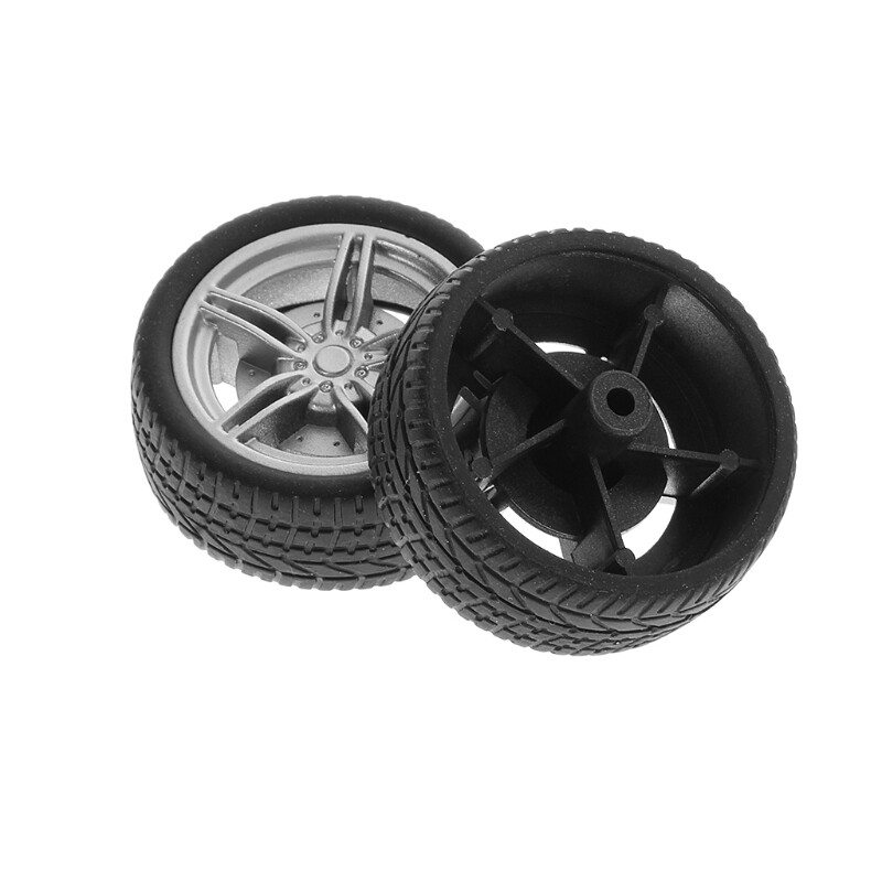 4pcs Simulation Rubber Wheel Tire Wheel Toy Model DIY Spare Parts | eBay
