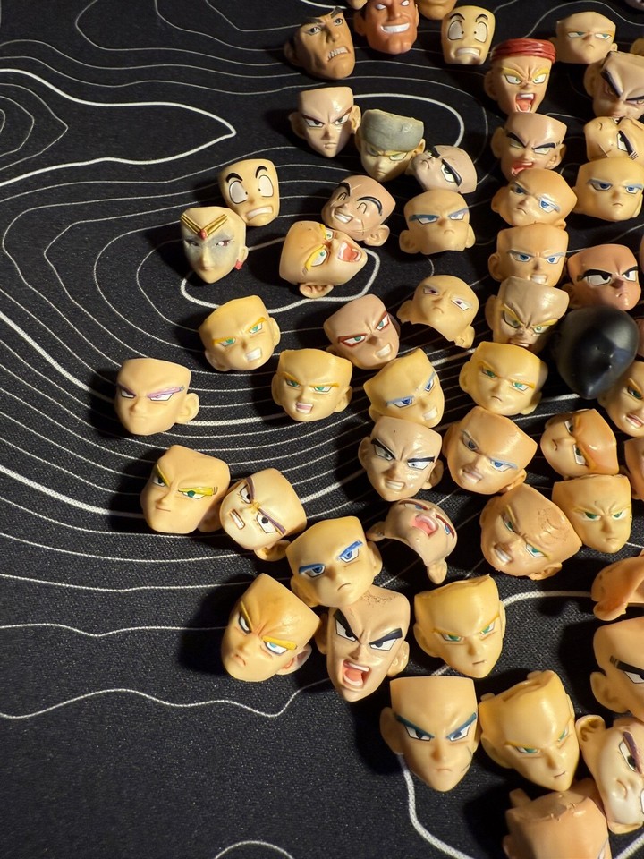 DBZ + others SH Figuarts CUSTOM FODDER BODY PARTS - FACE PLATES HUGE ...