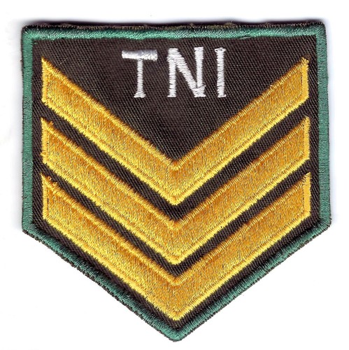 Indonesia Army TNI-AD Staff Sergeant (Sersan Mayor) Chevron Rank Sleeve ...