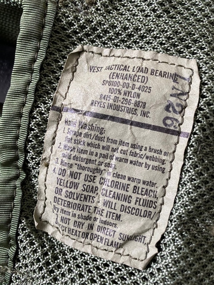 USGI Tactical Enhanced LBV Load Bearing Vest | eBay