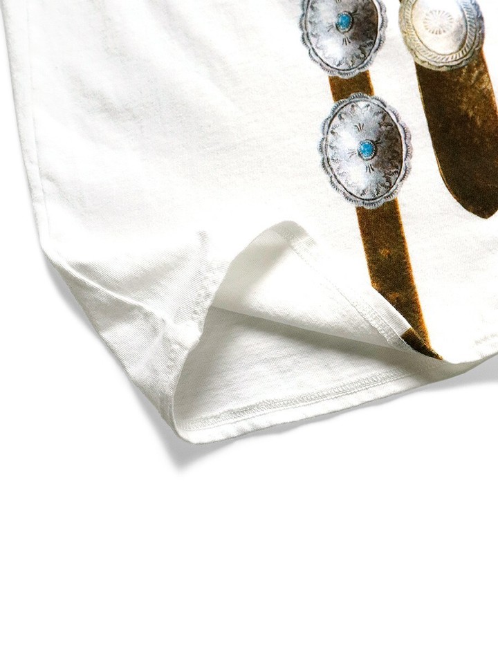 (ASK availability First) KAPITAL Sleeveless T-Shirt (Curtain Concho ...