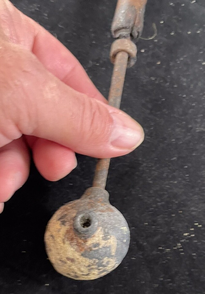 Vintage Small Ladle For Pouring Molten Lead W/Pouring Spout, Poss Civil ...