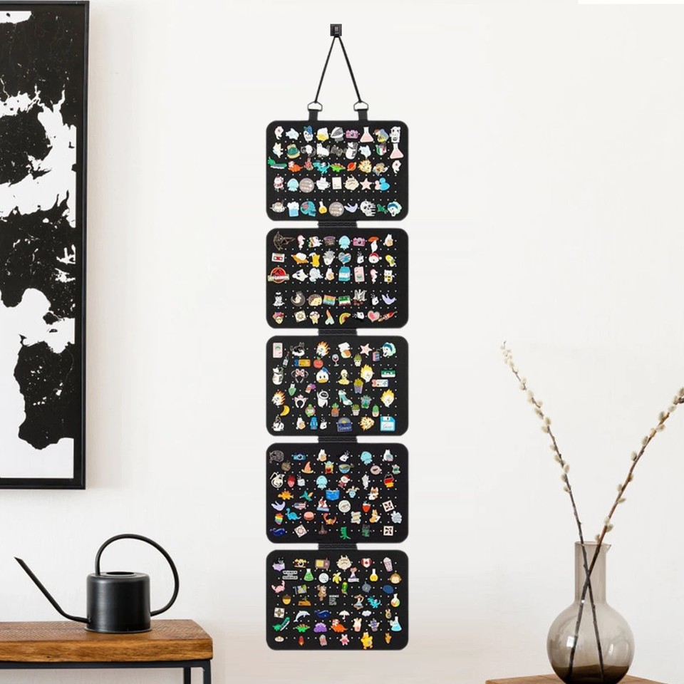 Enamel Pins Pin Display Board Case Wall Hanging Brooch Pin Organizer ...